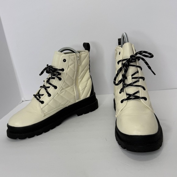 wonder nation | Shoes | Wonder Nation Girls Quilted Ivoryblack Sz 5 ...